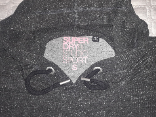 Superdry sivi melirani duks kapuljaca NOVO!%