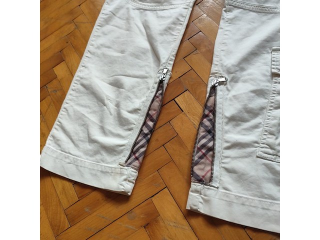 RETKO Original Burberry svetlo krem pantalone dzeparice