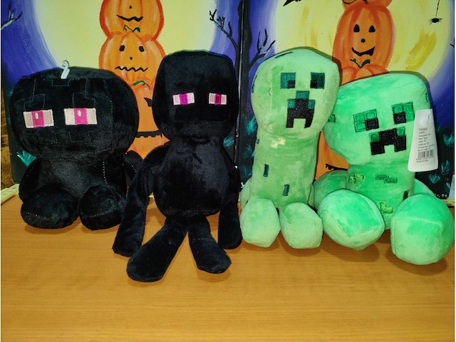 Minecraft plišani Enderman Kriper - Novo Endermen