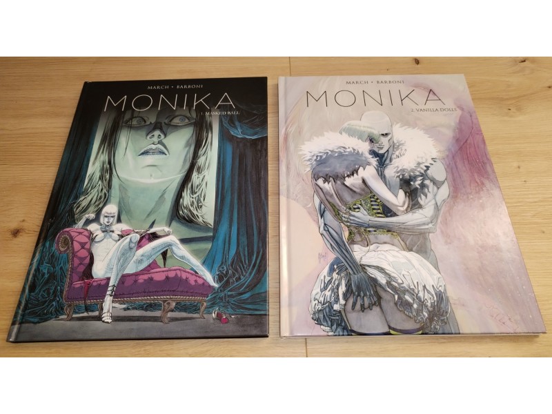 Monika #1-2 HC (Titan Books - Guillem March - NOVO)