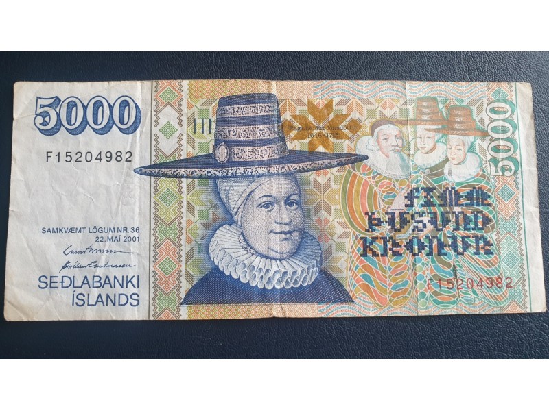 ISLAND 5000 Kr.