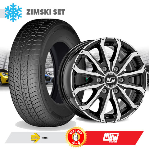 225/65 R16C SET Z MOMO + MSW 48 VAN GB POL 6/120