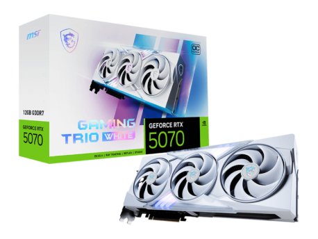 MSI NVidia GeForce RTX 5070 12G GAMING TRIO OC WHITE GDDR7 192bit