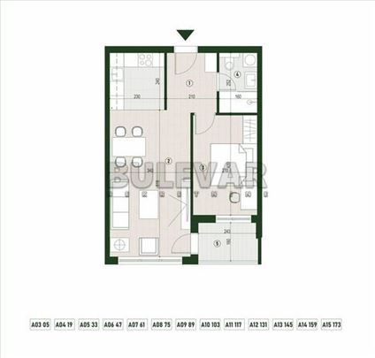 Dvosoban stan u luksuznom stambeno-poslovnom kompl
