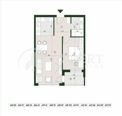 Dvosoban stan u luksuznom stambeno-poslovnom kompl