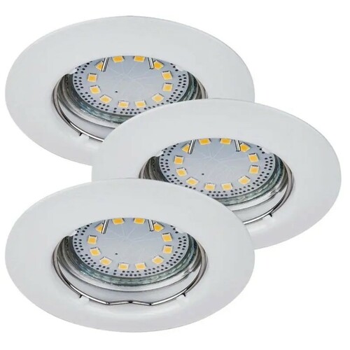 RABALUX Lite LED ugradni spot GU10 3x3W 3000K beli