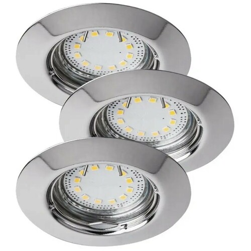 RABALUX Lite LED ugradni spot GU10 3x3W 3000K hrom
