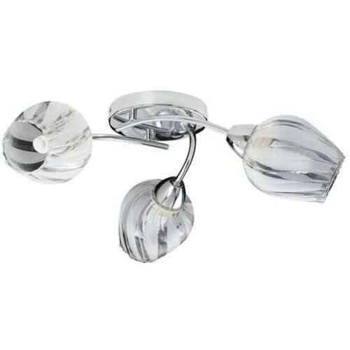 RABALUX Danila plafonska lampa E27 3x60W, hrom
