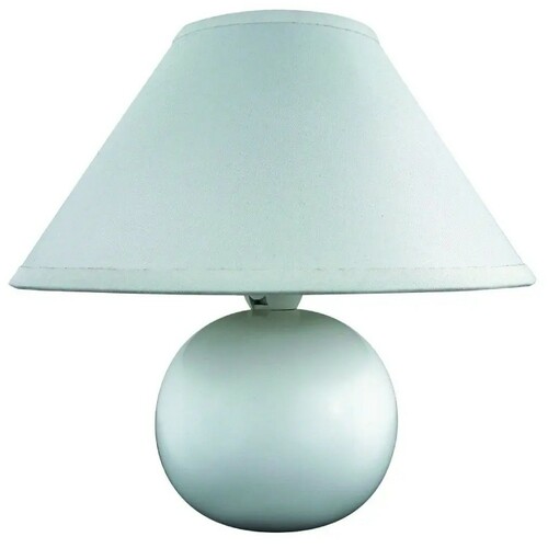 RABALUX Ariel keramicka stona lampa E14 40W, belo