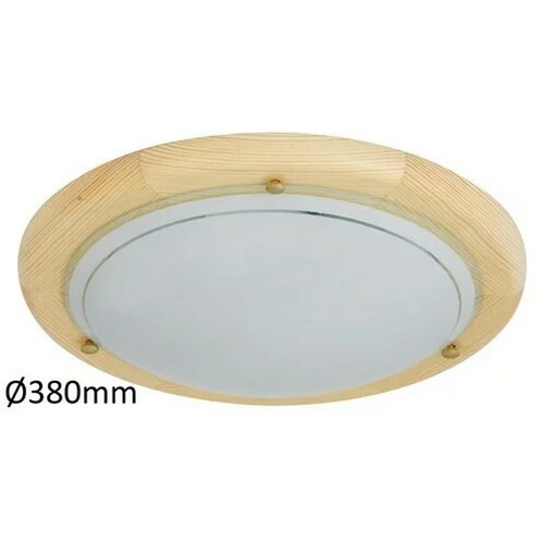 RABALUX Fa Ufo plafonjeraD38 E27 2x60W nature opal