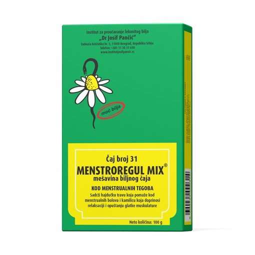 (31) MENSTROREGUL MIX® -Meš.biljnog čaja kod menstrualnih tegoba a 100 g