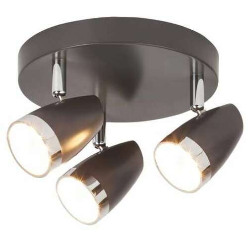 RABALUX Karen spot LED 3x4W antracit/ hrom
