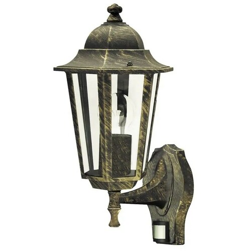 RABALUX Velence spoljna zidna lampa 60W agold IP44 senzor