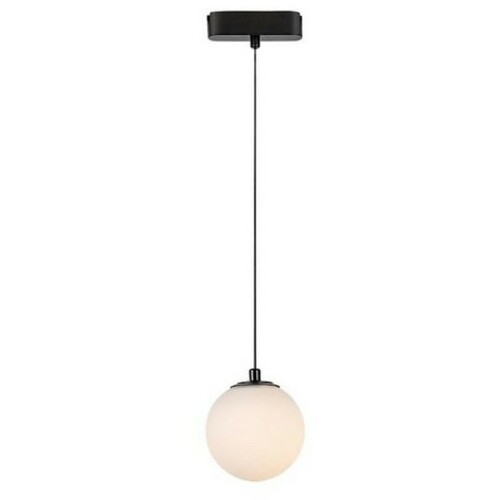 RABALUX LiTrack Pendant01W, šinska visilica kugla LED 5W, 400lm, 3000K, v120cm, p10cm, DC 24V