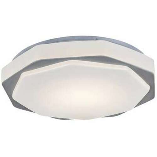 RABALUX Dettora, LED plafonjera sa daljinskim, dimabilna, 18W, 1150lm, CCT 3000-4000-6000K, 37cm, siva/bela