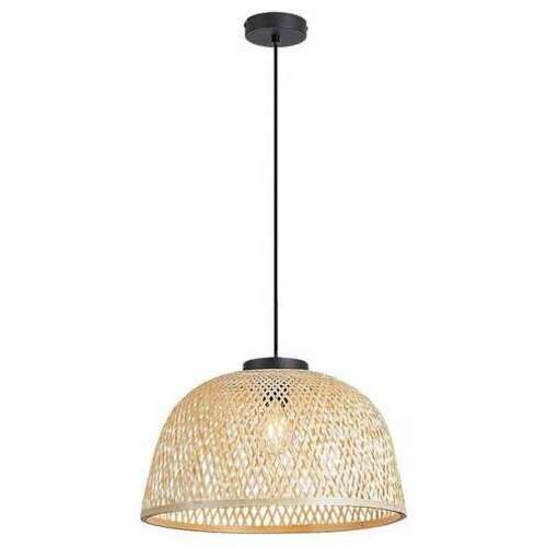 RABALUX Rattan, visilica, crna metalna E27 1x25W, IP20