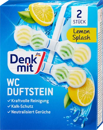 Denkmit
Kamen za WC Lemon Splash (2x48g)