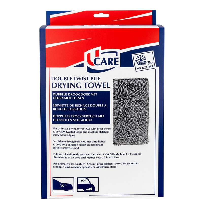 U CARE XXL MIKROFIBER PEŠKIR 90 X 60 CM, 1300 G/M²