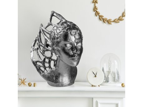 WALLXPERT Decorative Object u boji srebra 036 B