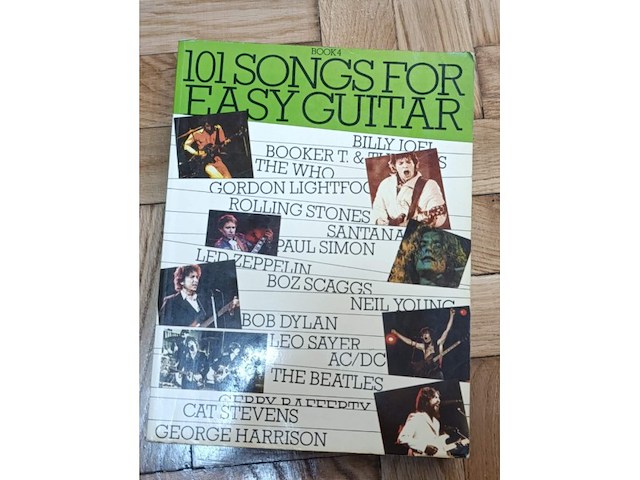 101 Songs For Easy Guitar Book 4: Vocal And Guitar