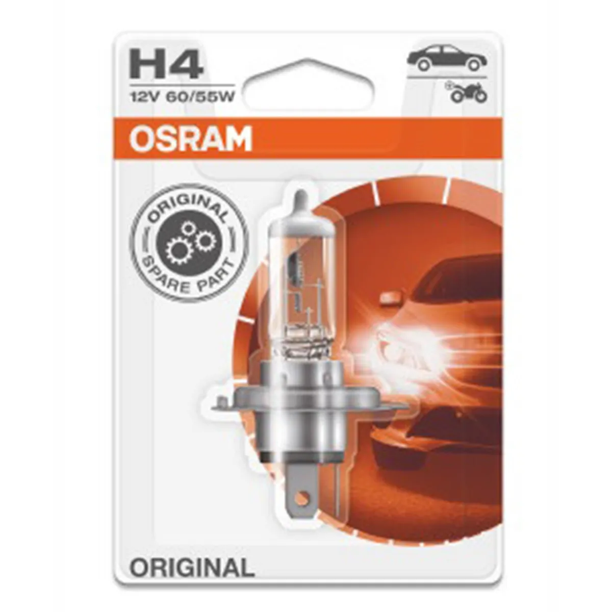 SIJAL 12/ H4 64193-01B=1BL 60/55W P43T BLI1 OSRAM