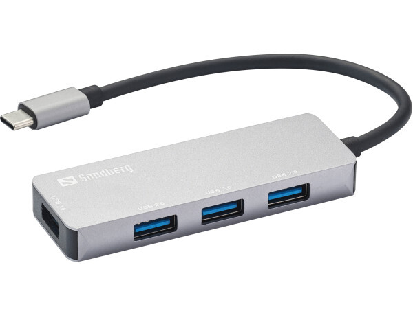 USB HUB Sandberg 336-32 USB-C na 1xUSB3.0+3x2.0 USBID: EK000819379