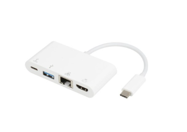 E-Green Adapter USB 3.1 tip C (M) - HDMI + USB3.0 + RJ45 + tip C (F) beliID EK000817419