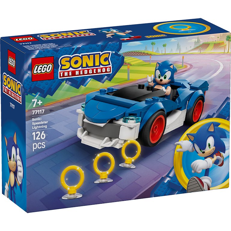 LEGO Sonic automobil: Munja Zvezda brzine 77117ID EK000808983