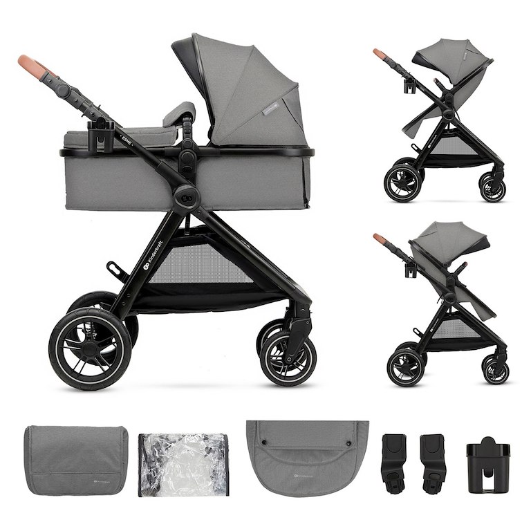 KINDERKRAFT ESME KOLICA ZA BEBE 2U1 GRAY KSESME00GRY2000ID EK000819791