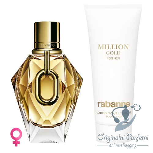 Paco Rabanne Million Gold Set 90ml+100ml