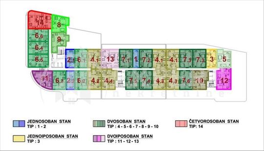 Jednoiposoban stan u luksuznom stambeno-poslovnom