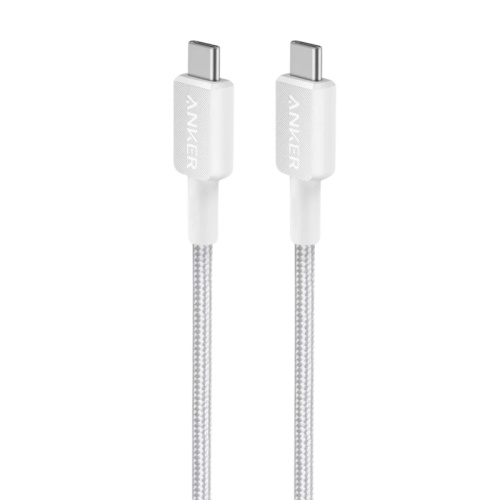 ANKER 322 USB-C to USB-C Cable 3ft Braided White