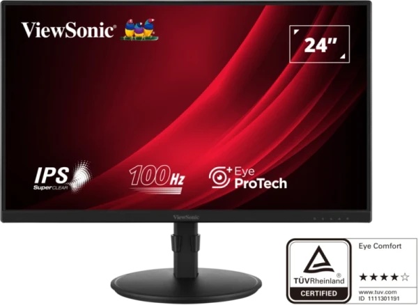 Monitor 24 Viewsonic VA2408-HDJ 1920x1080/Full HD IPS/100Hz/1ms/VGA/HDMI/DP/Pivot