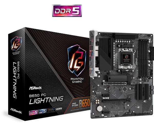 MB AM5 ASRock B650 PG LIGHTNING 90-MXBK20-A0UAYZ