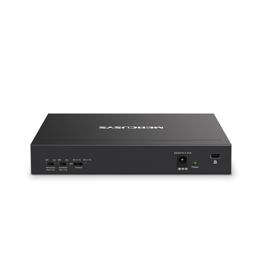 MERCUSYS MS110P(UN) 0-Port 10/100Mbps Desktop Switch with 8-Port PoE+