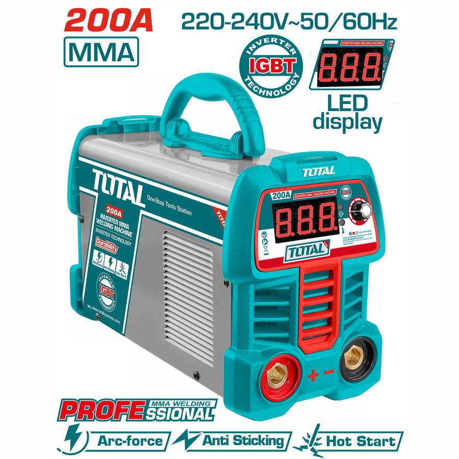 TOTAL Inverter MMA aparat za zavarivanje 200A TW220069EID EK000800973