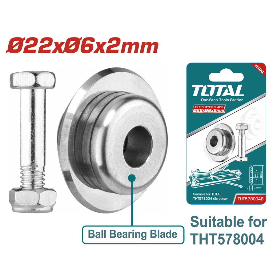 TOTAL Nož za rezač pločica 22x6x2mm THT578004BID EK000800906