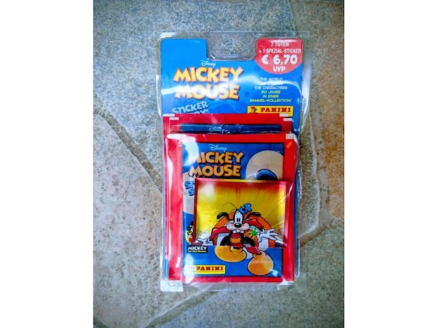 Mickey Mouse, Panini, Blister sa 7 kesica
