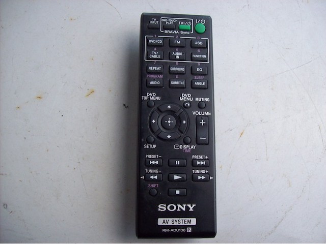 SONY daljinski AV SYSTEM RM-ADU138 - novo