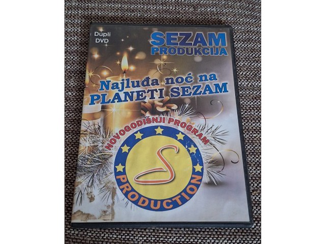 2DVD-NAJLUDJA NOĆ NA PLANETI SEZAM-ORIGINAL