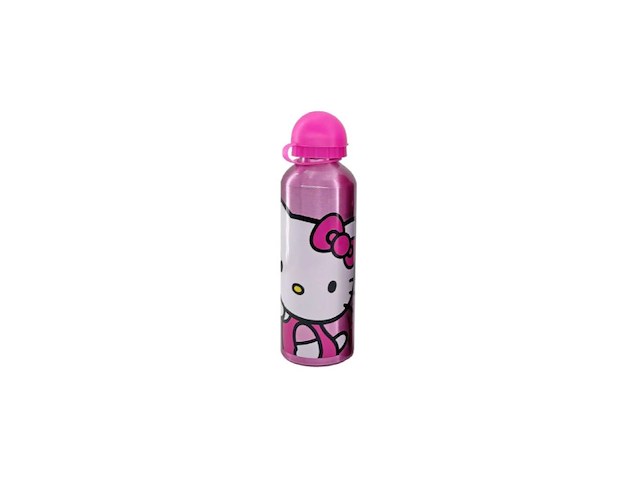 Flaša za vodu - Hello Kitty, metalna, 500ml
