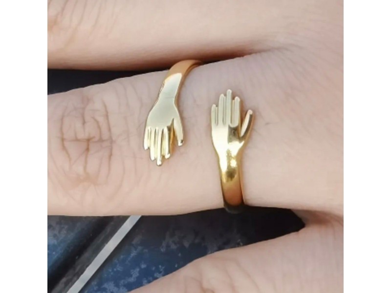 PODESIVI PRSTEN U OBLIKU RUČICA