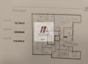 Prodaja Stan - Beograd, Voždovac: Beli Potok - Pinosava - Zuce