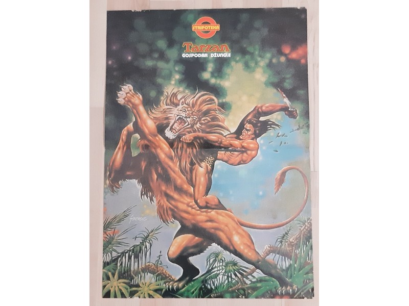Poster Tarzan iz 1982.god. -Stripoteka