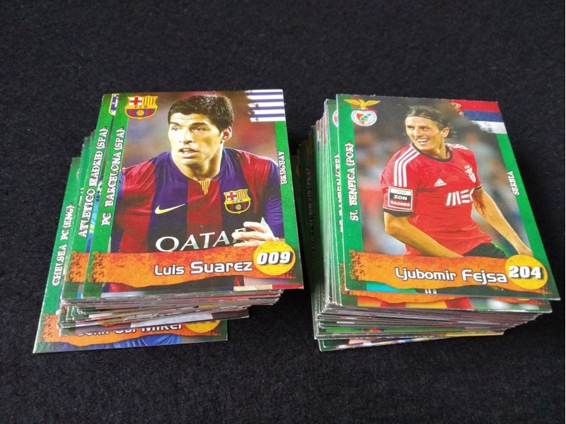 Football stars trading cards - lot kartica