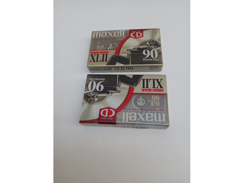MAXELL XLII 90 CD PRAZNE KASETE x 2