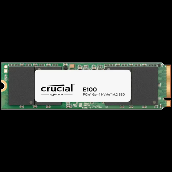 CRUCIAL E100 480GB PCIe Gen4 2280 NVMe M.2 SSD