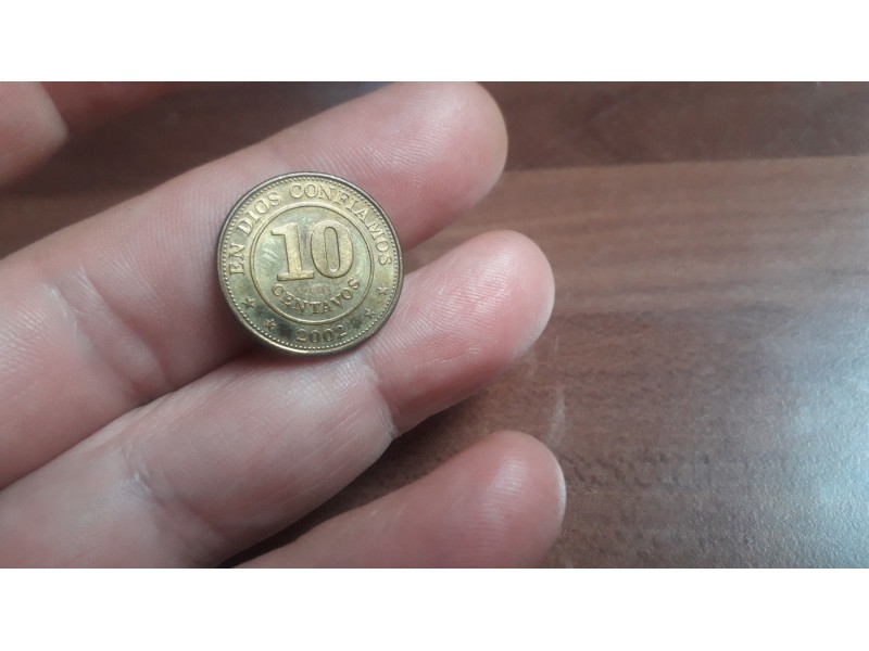 Nikaragva 10 centavos 2002