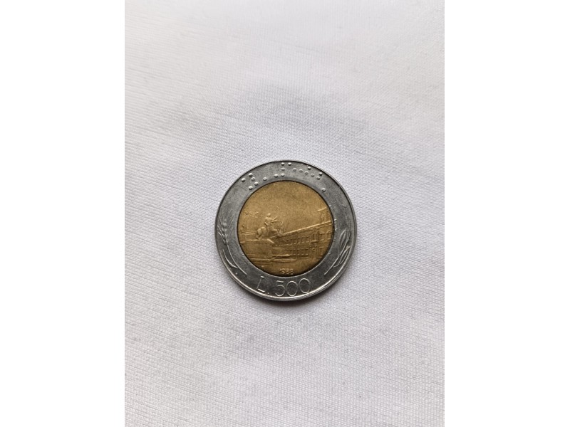 Италија 500 лира,1988 год.лепа