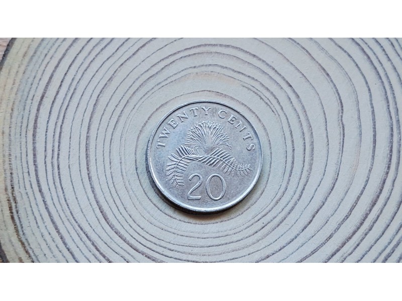 SINGAPUR 20 CENTS 2011 GODINA